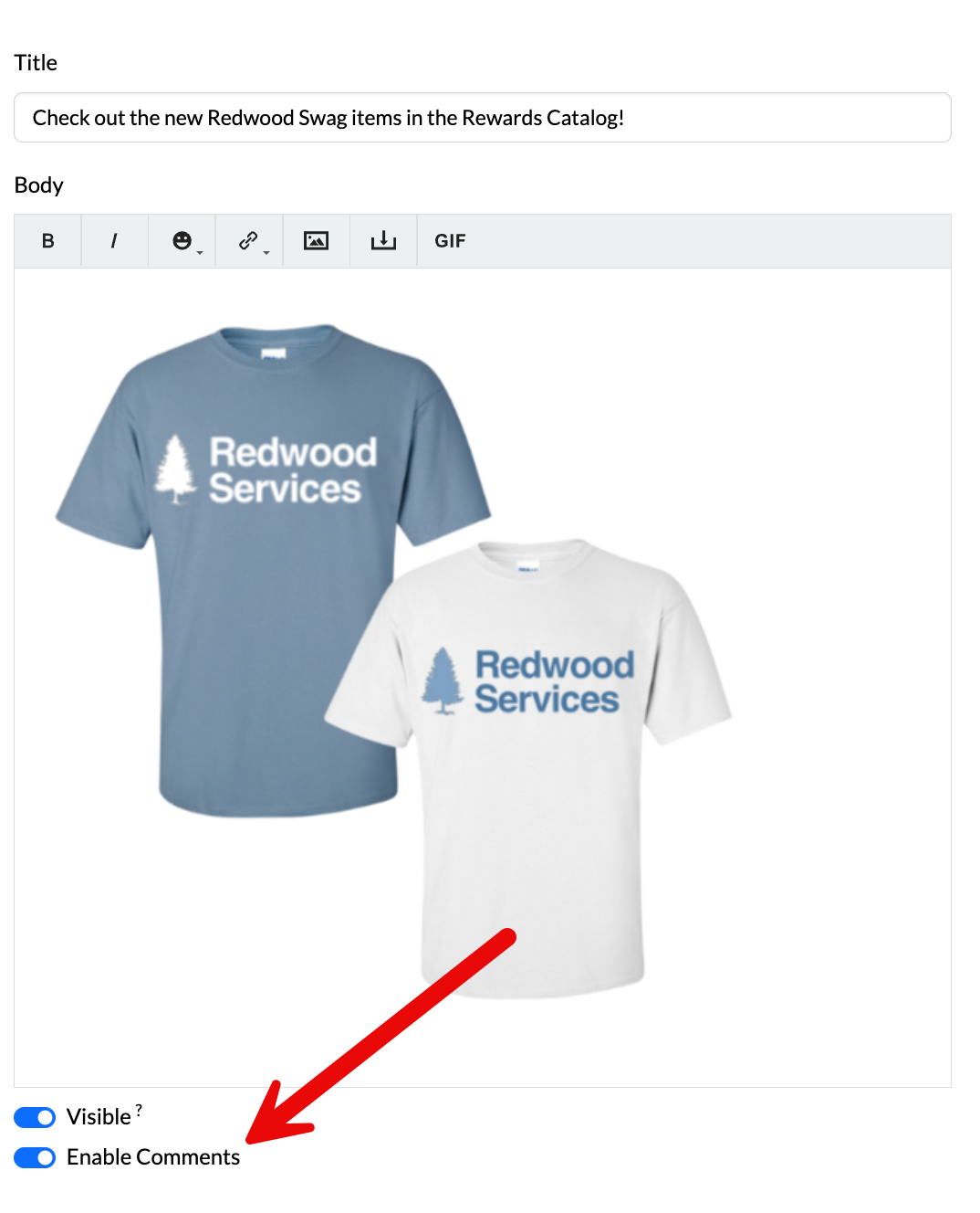 Announcements: Step-by-Step Instructions – Recognize