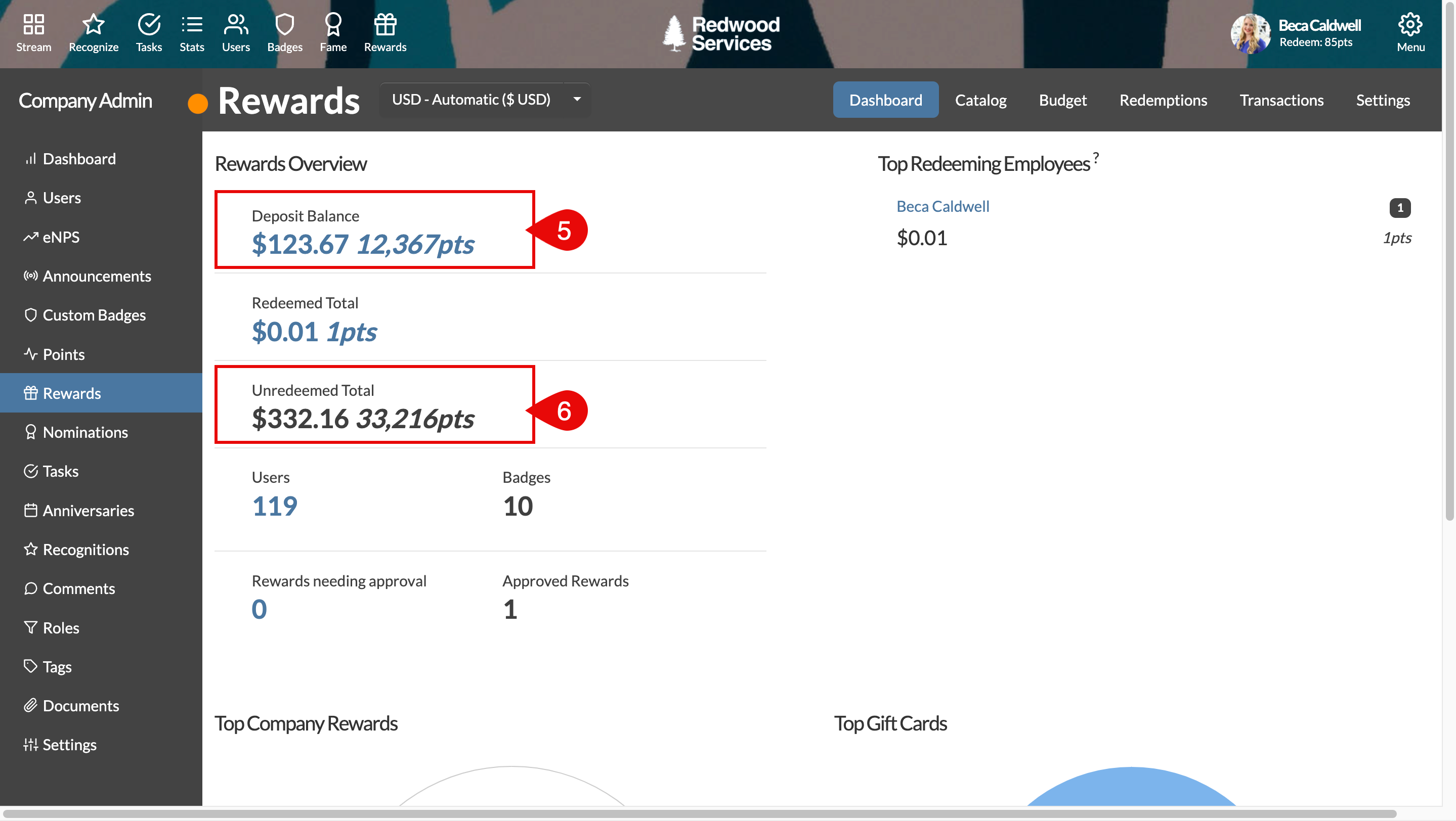 Rewards: Step-by-Step Instructions – Recognize