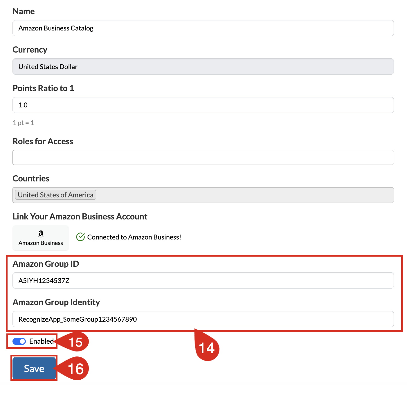 Amazon Business Rewards – Recognize