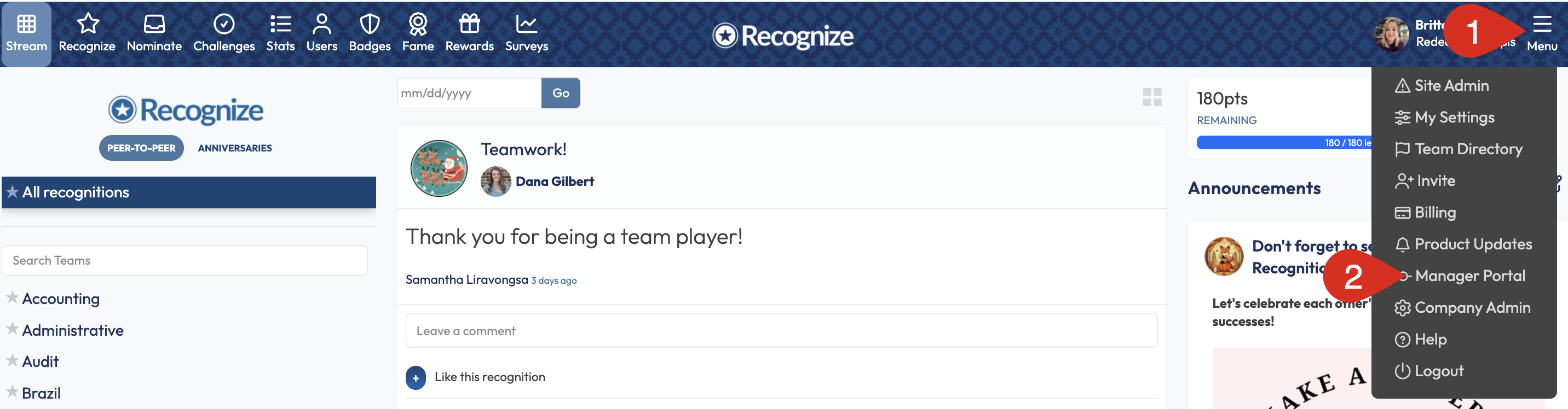 Challenges (Formerly Tasks): Step-by-Step Instructions – Recognize